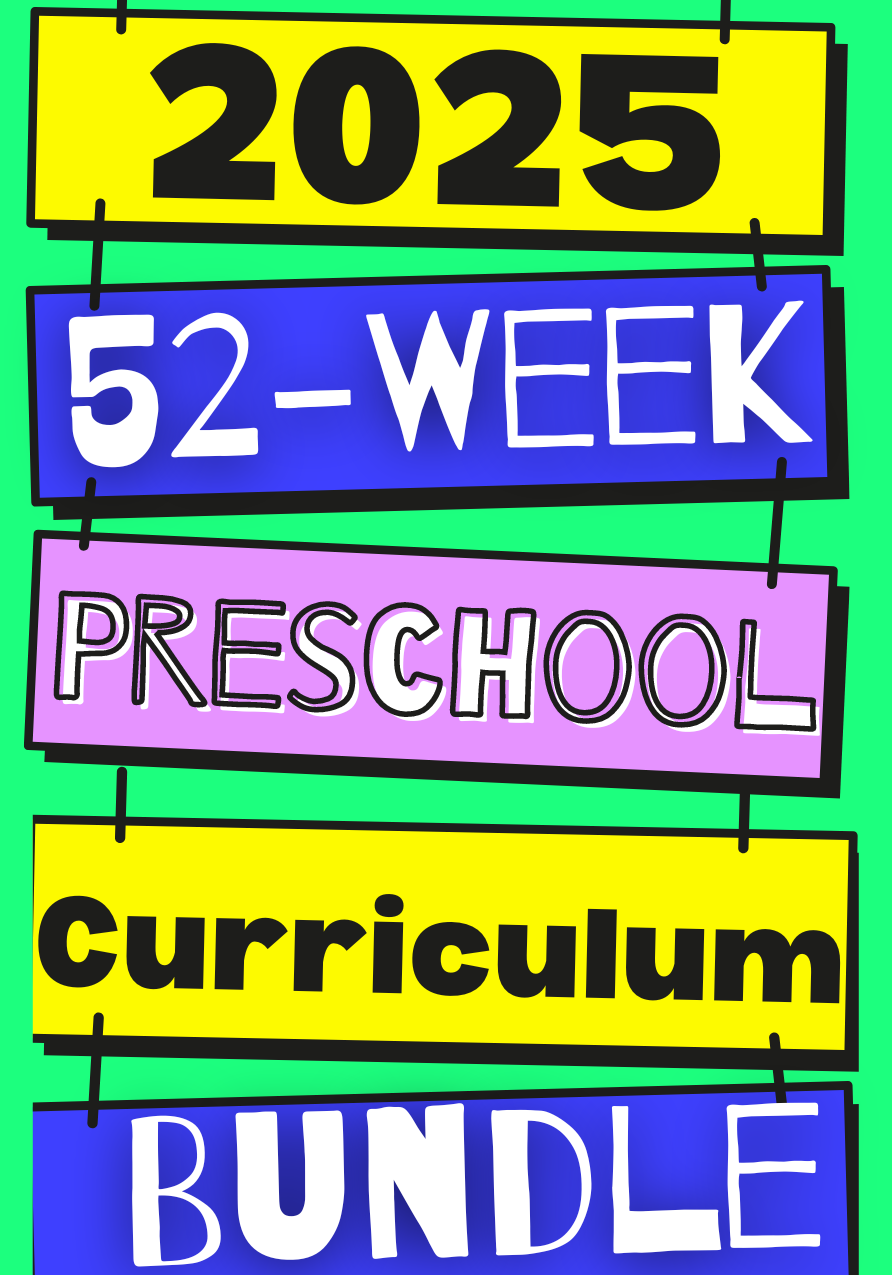 2025 August-July 52-Week Preschool Ministry Curriculum Bundle ...