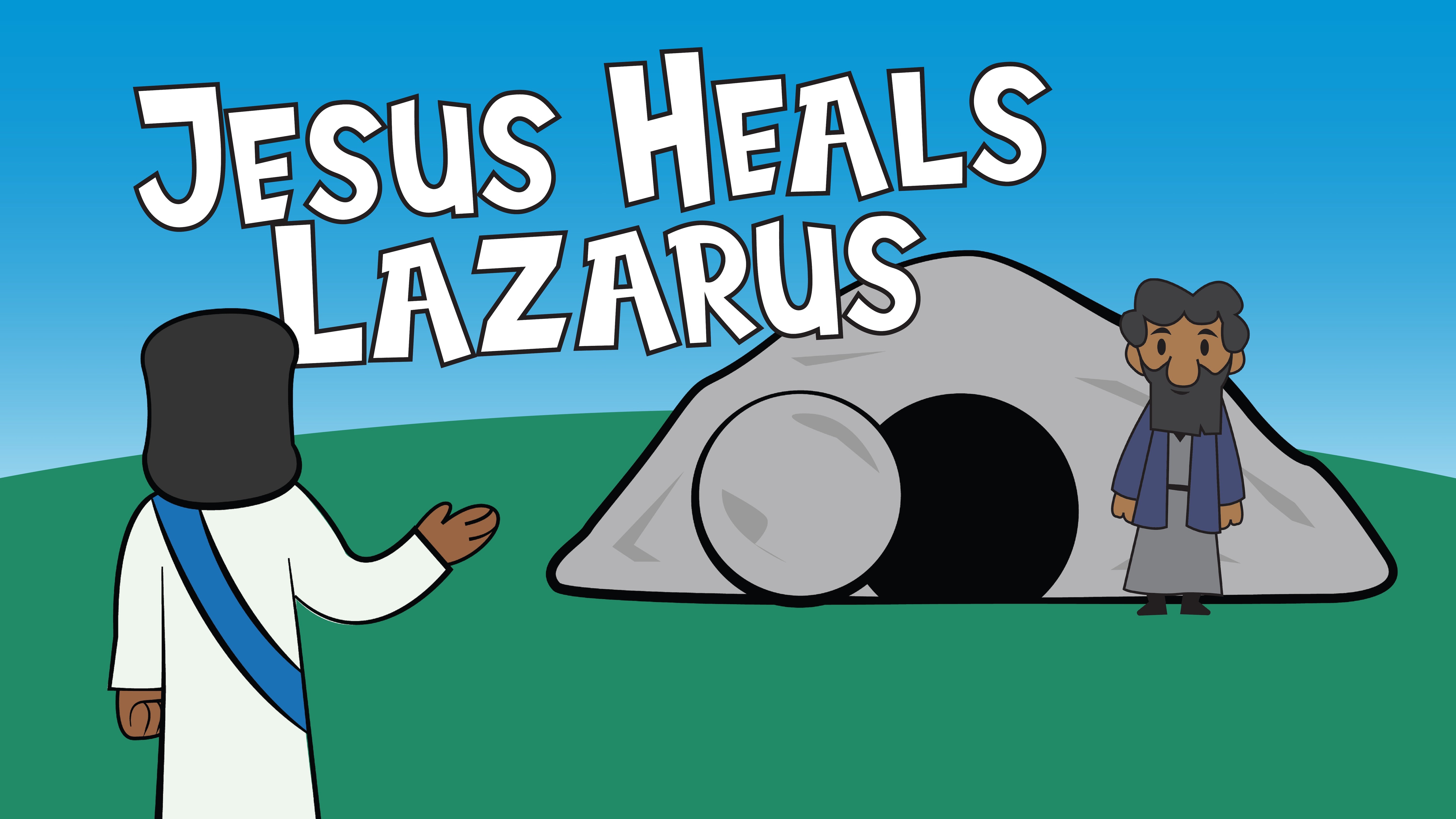 Jesus Brings Lazarus Back To Life - Bible Story Video – Children's ...