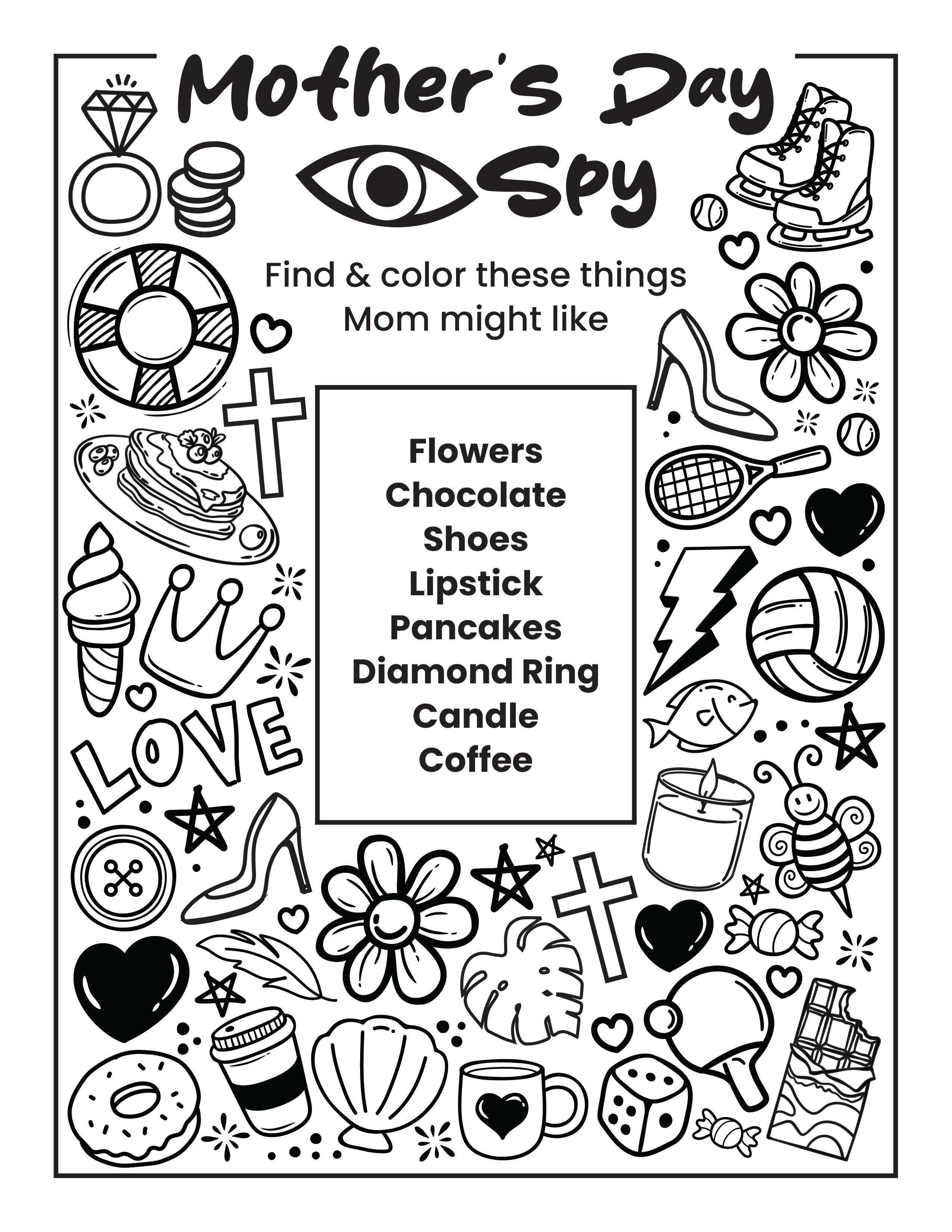 Mother Day Worksheets Mother's Day Activities For Kids | Mother's Day