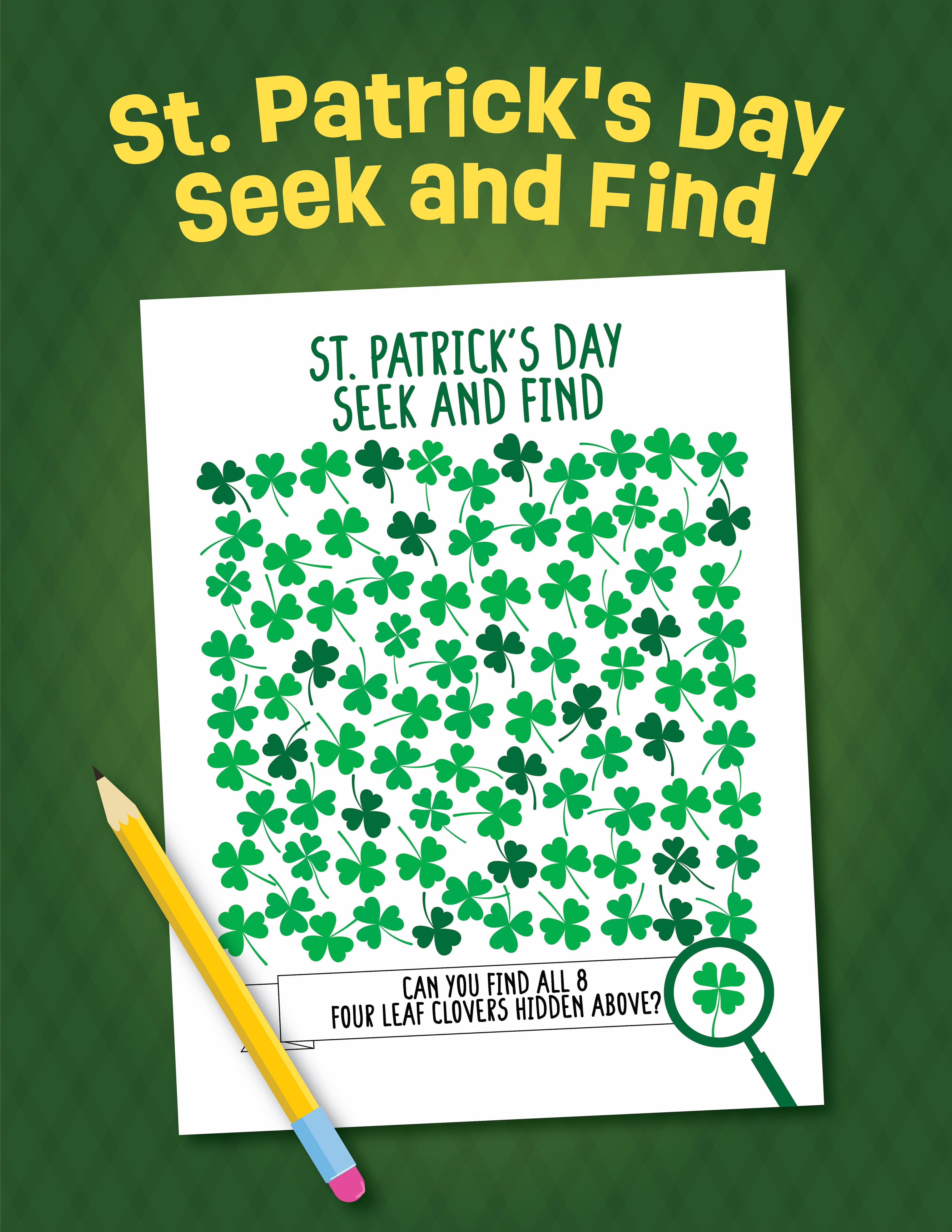 St. Patrick's Day Seek and Find – Children's Ministry Deals
