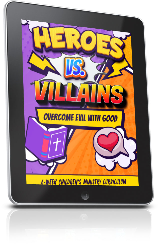 FREE Heroes Vs. Villains Sunday School Lesson – Children's Ministry Deals