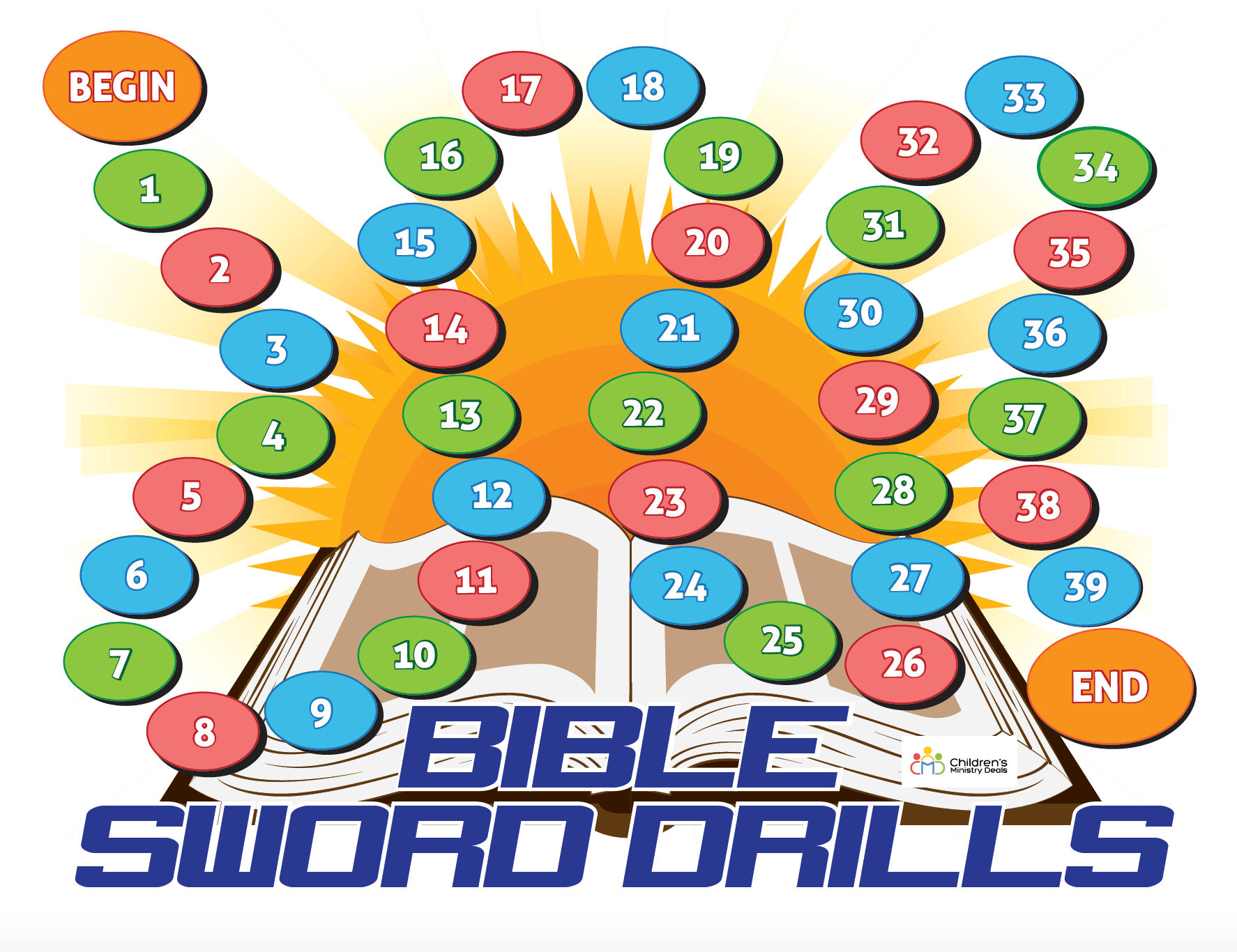 Bible Sword Drills Game For Kids – Children's Ministry Deals