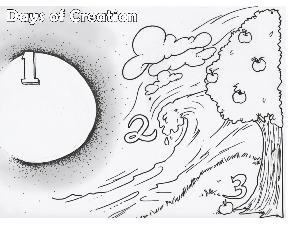 Bible Creation Coloring Pages