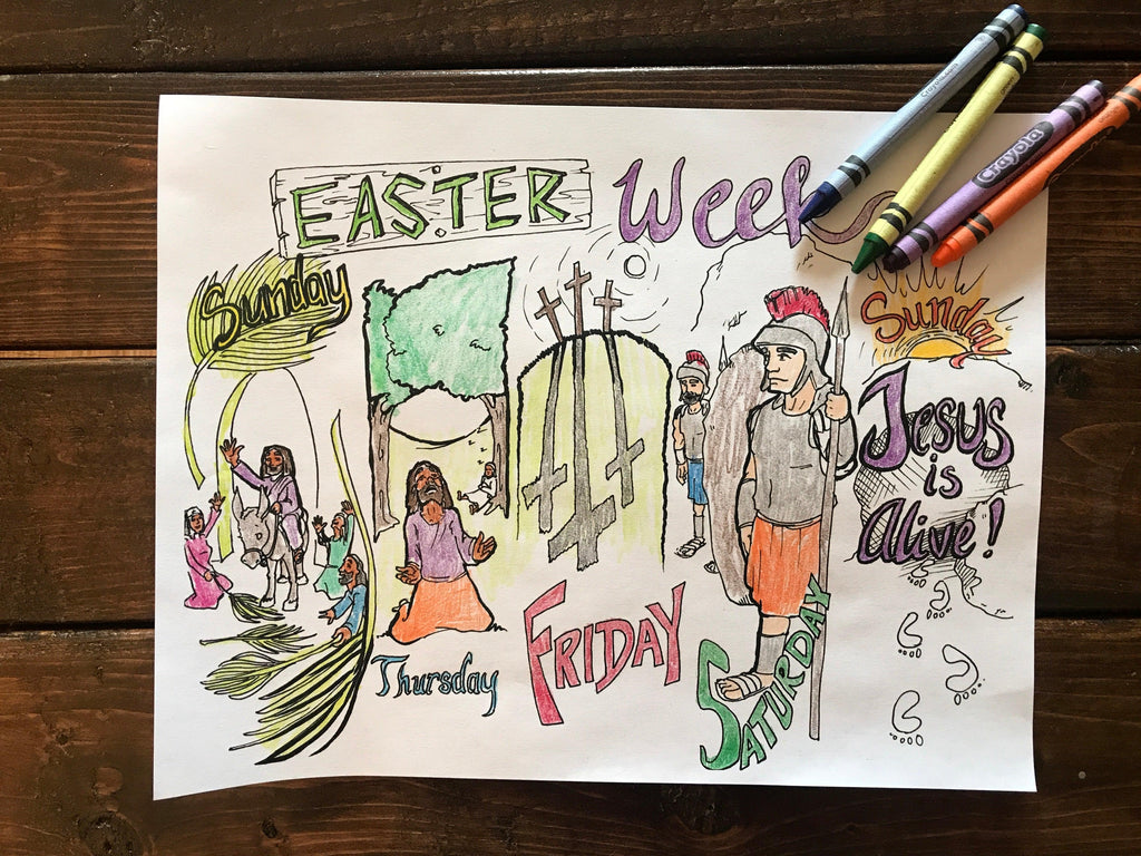 Holy Thursday Coloring Page