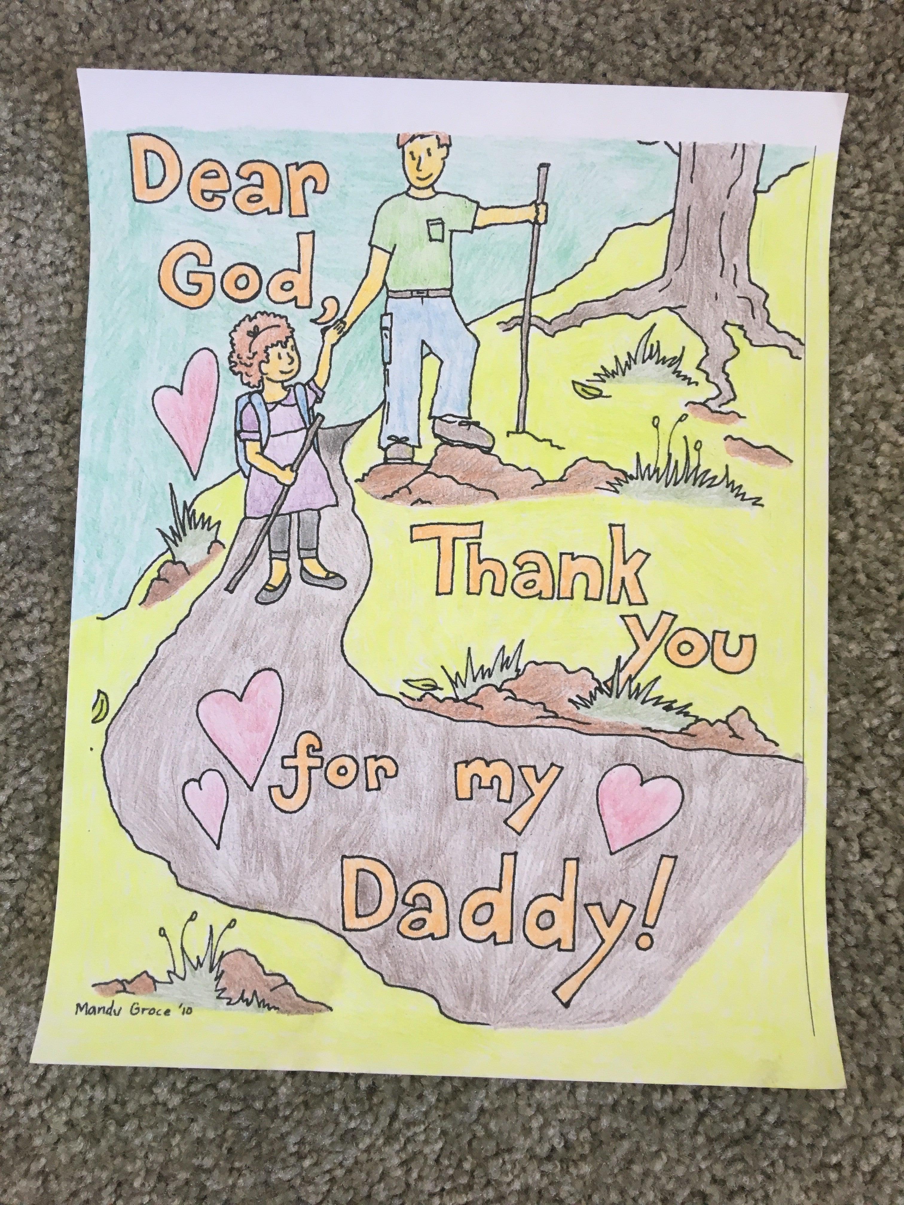children's father's day coloring pages