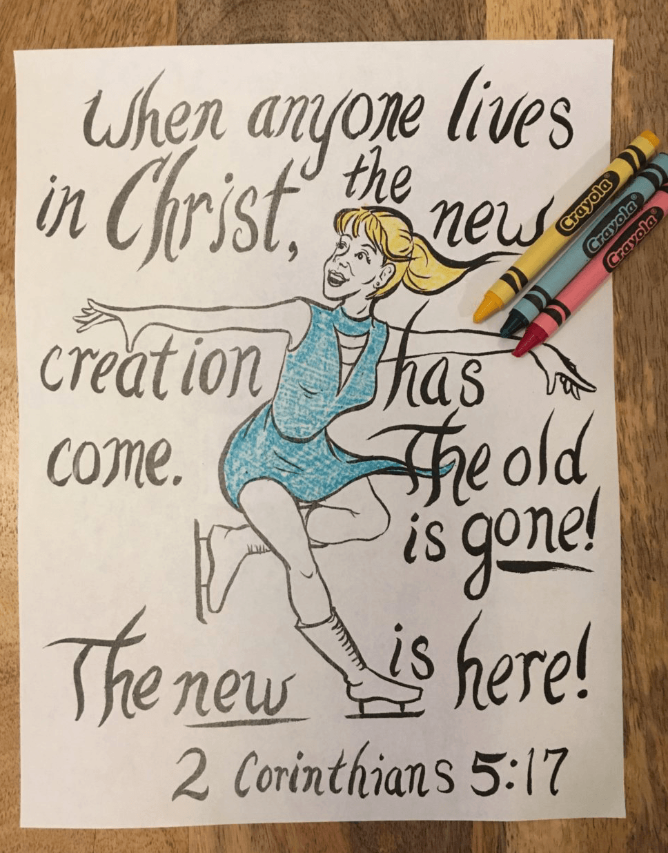 figure skater coloring pages