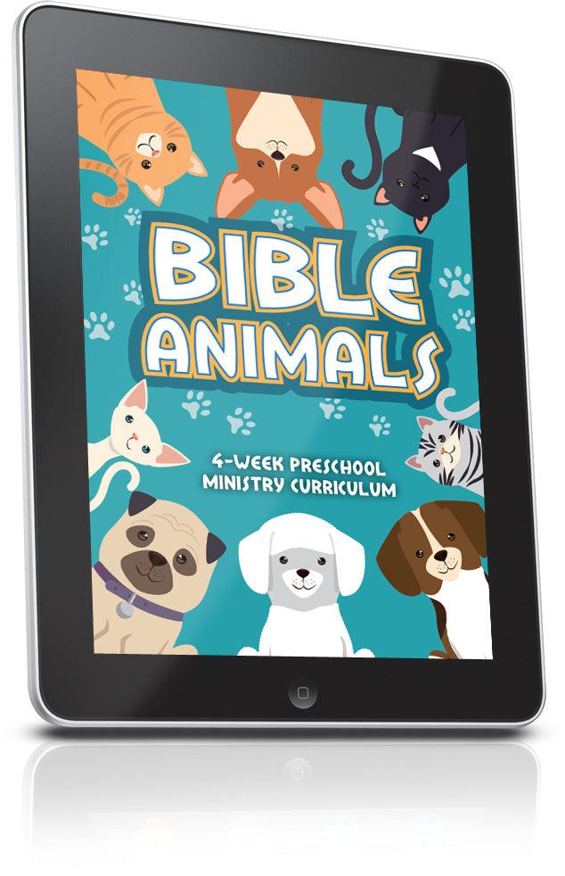 FREE Bible Animals Preschool Sunday School Lesson – Children's Ministry ...