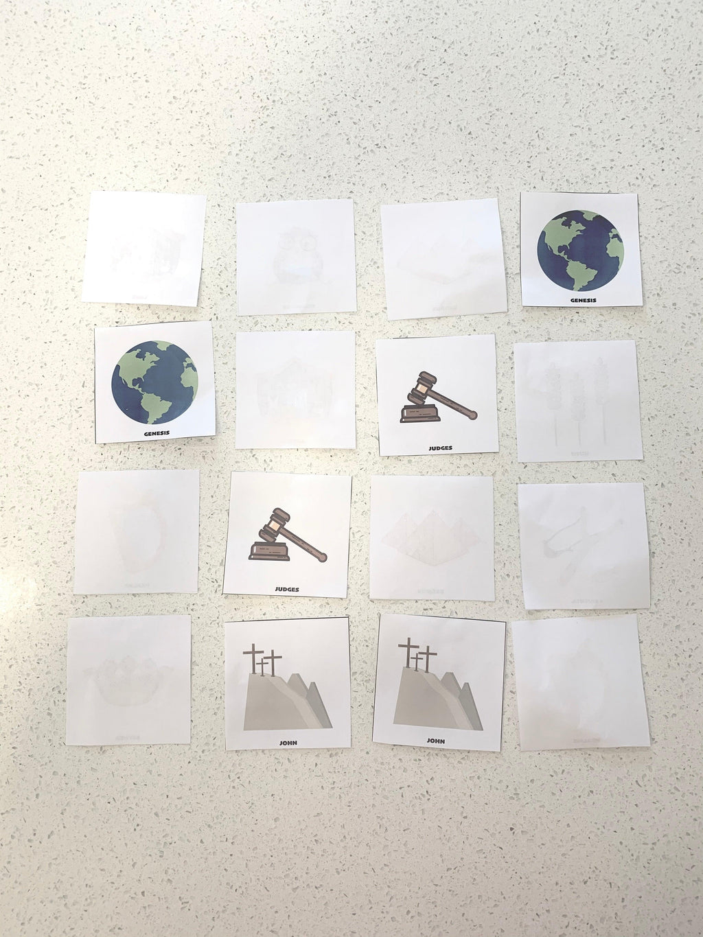 FREE Books of the Bible Memory Game