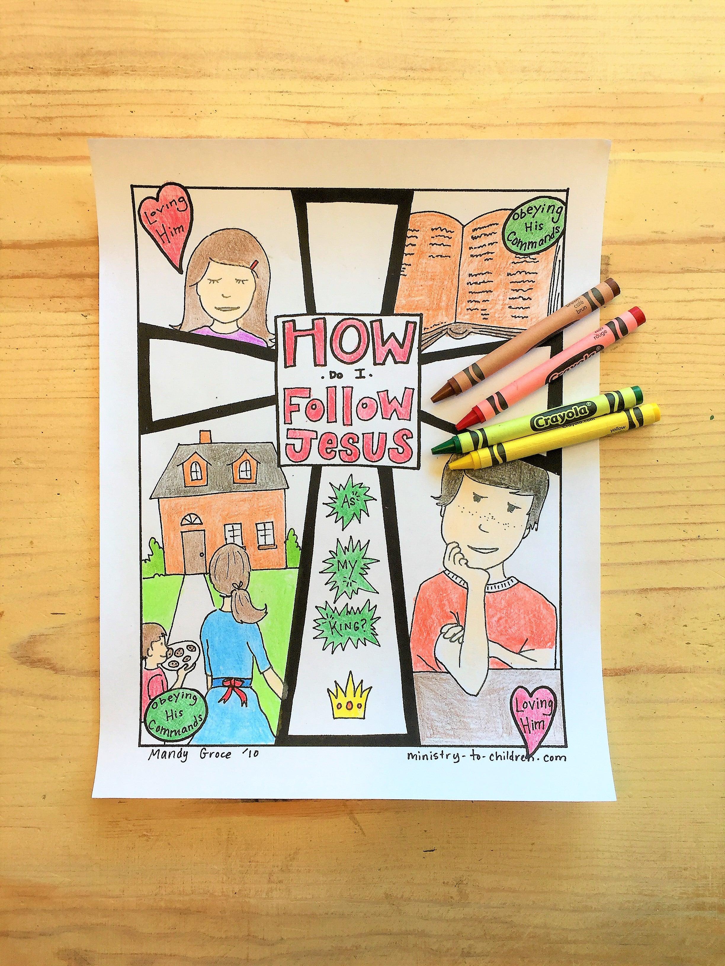 coloring pages from the gospels