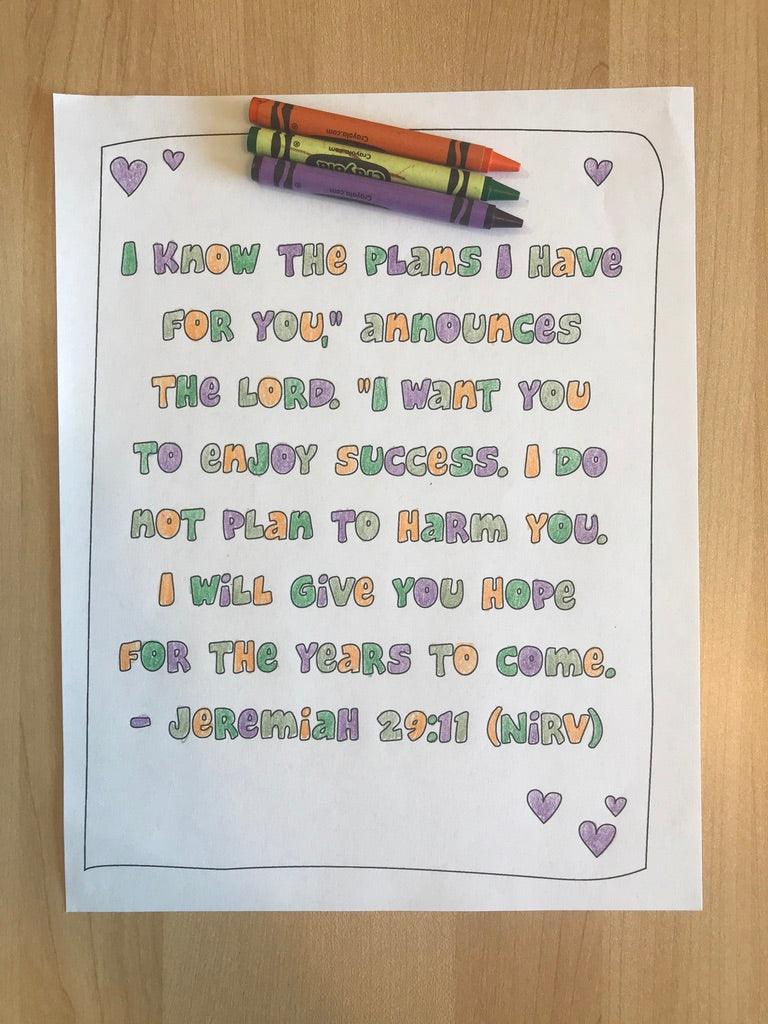 jeremiah coloring pages for kids