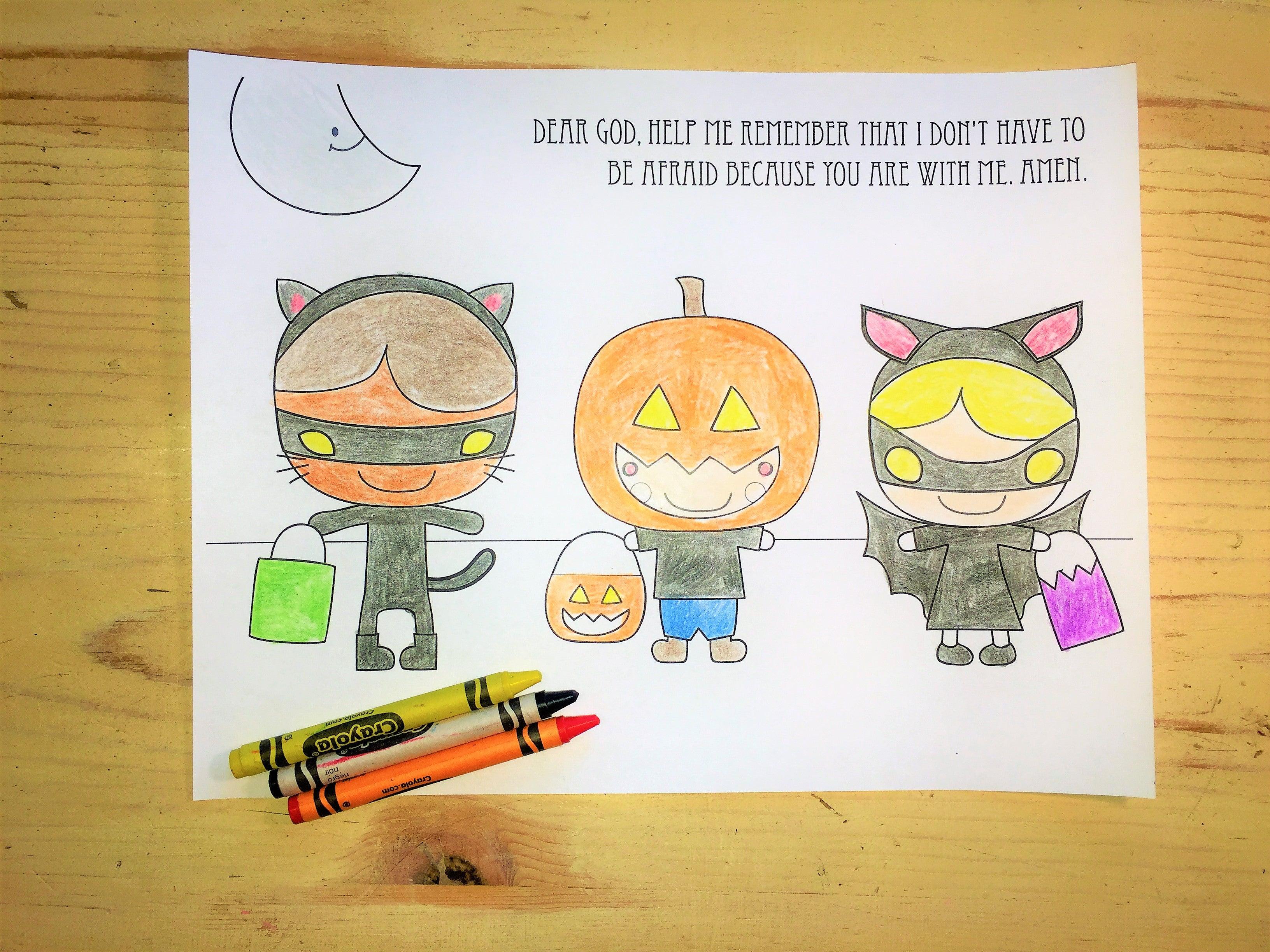 costumes coloring pages