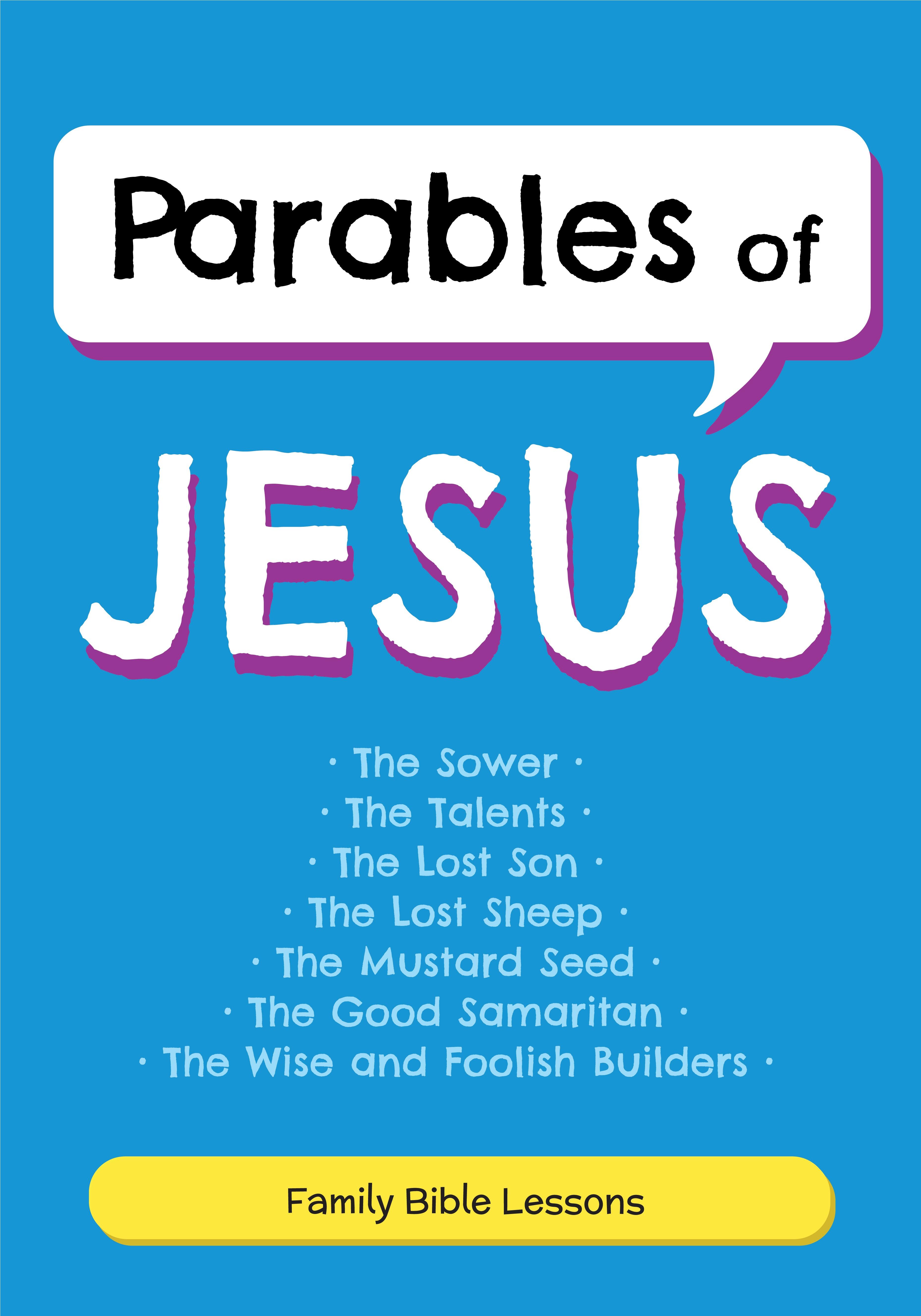 Parables of Jesus Family Bible Lessons – Children's Ministry Deals