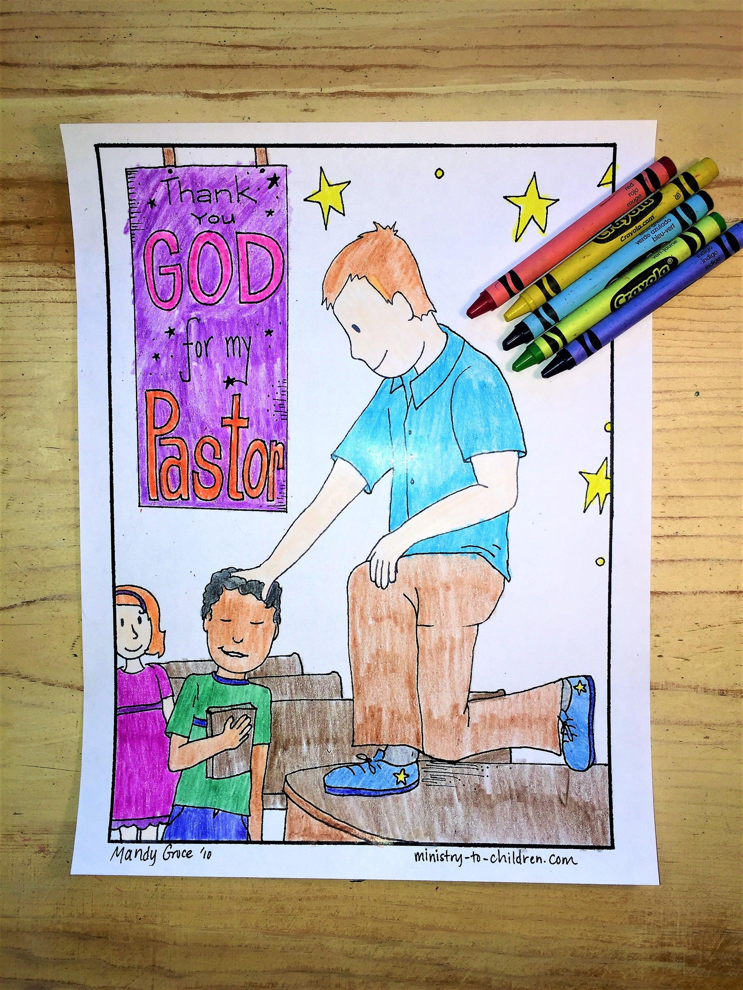 free printable coloring pages for children's church