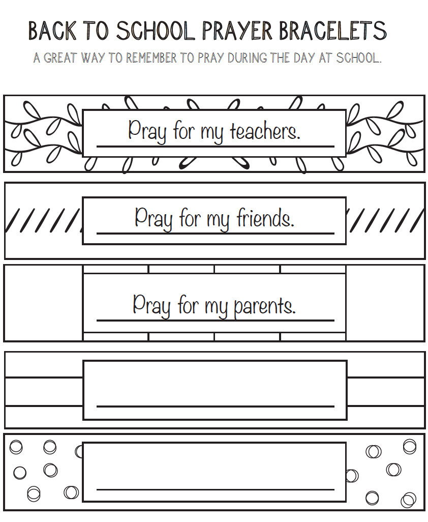 Bracelet Coloring Page