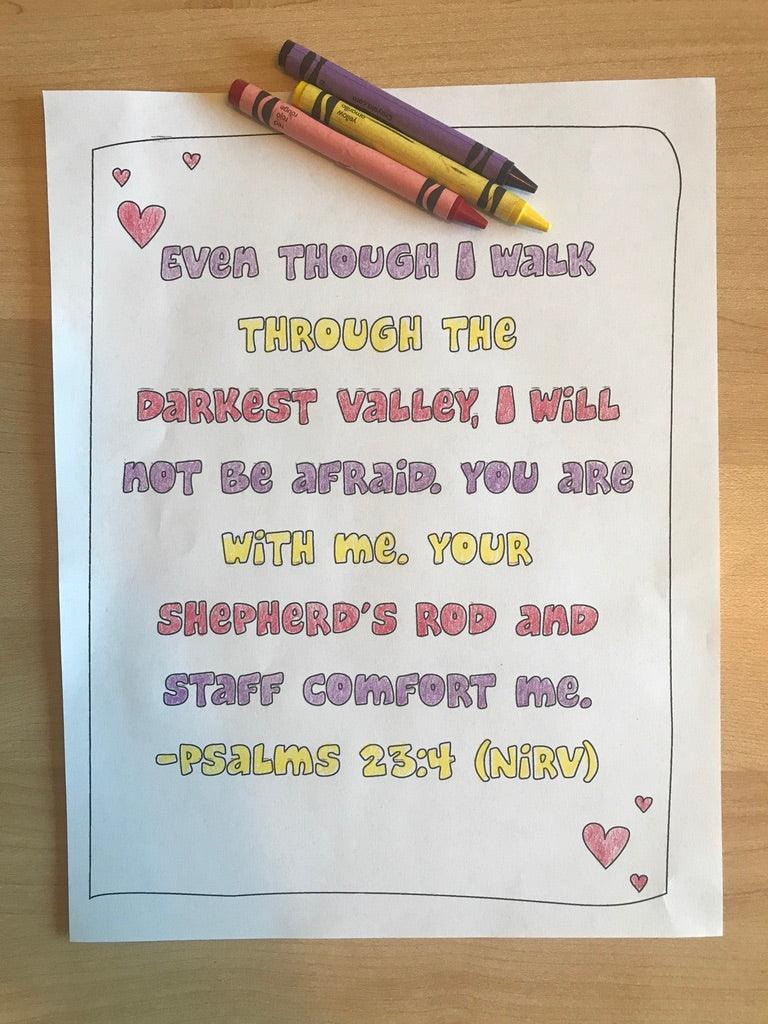 walk through the bible coloring pages