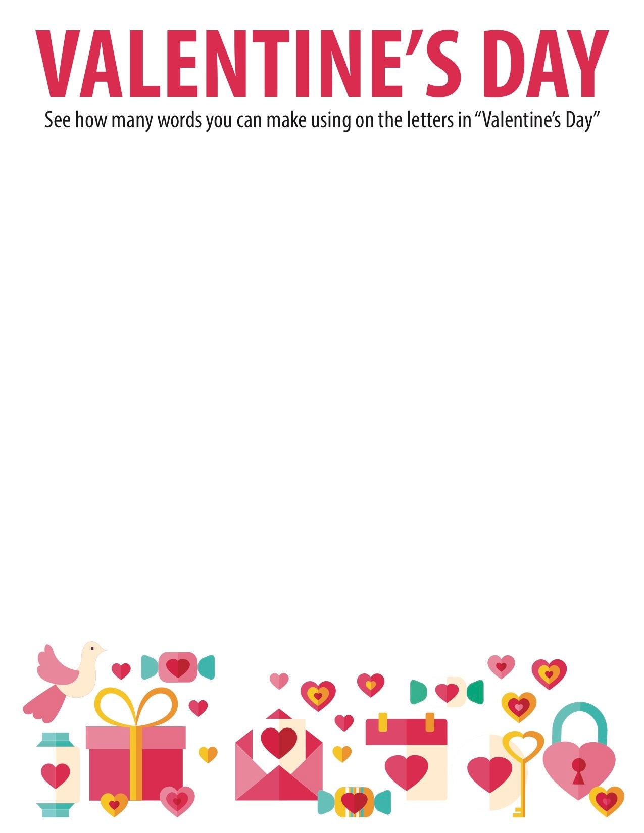 Valentine's Day Word Jumble – Children's Ministry Deals