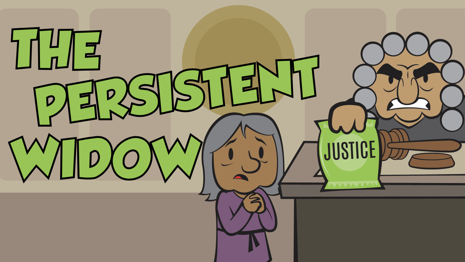 The Persistent Widow - Bible Story Video – Children's Ministry Deals