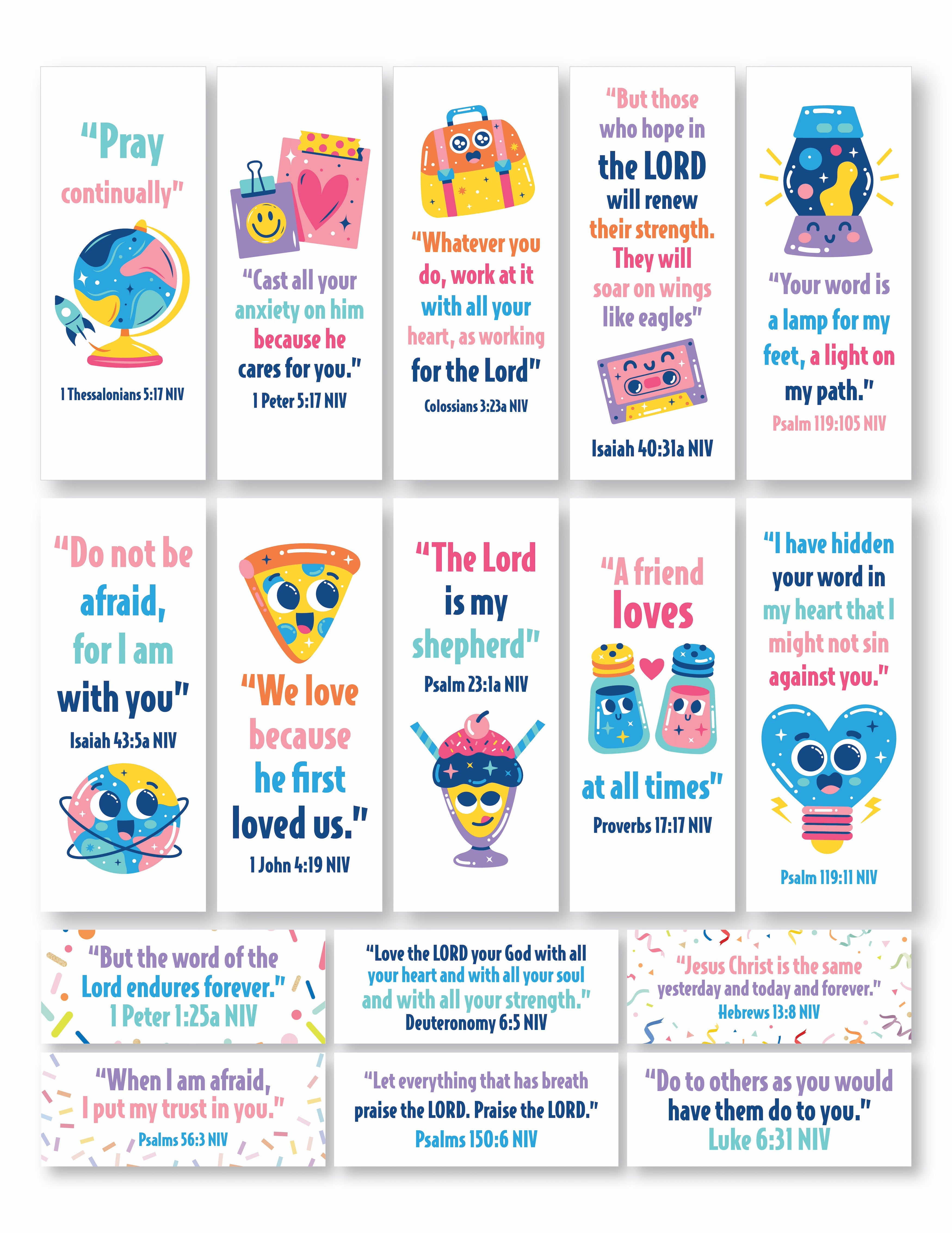 Bible Verse Backpack Tags – Children's Ministry Deals