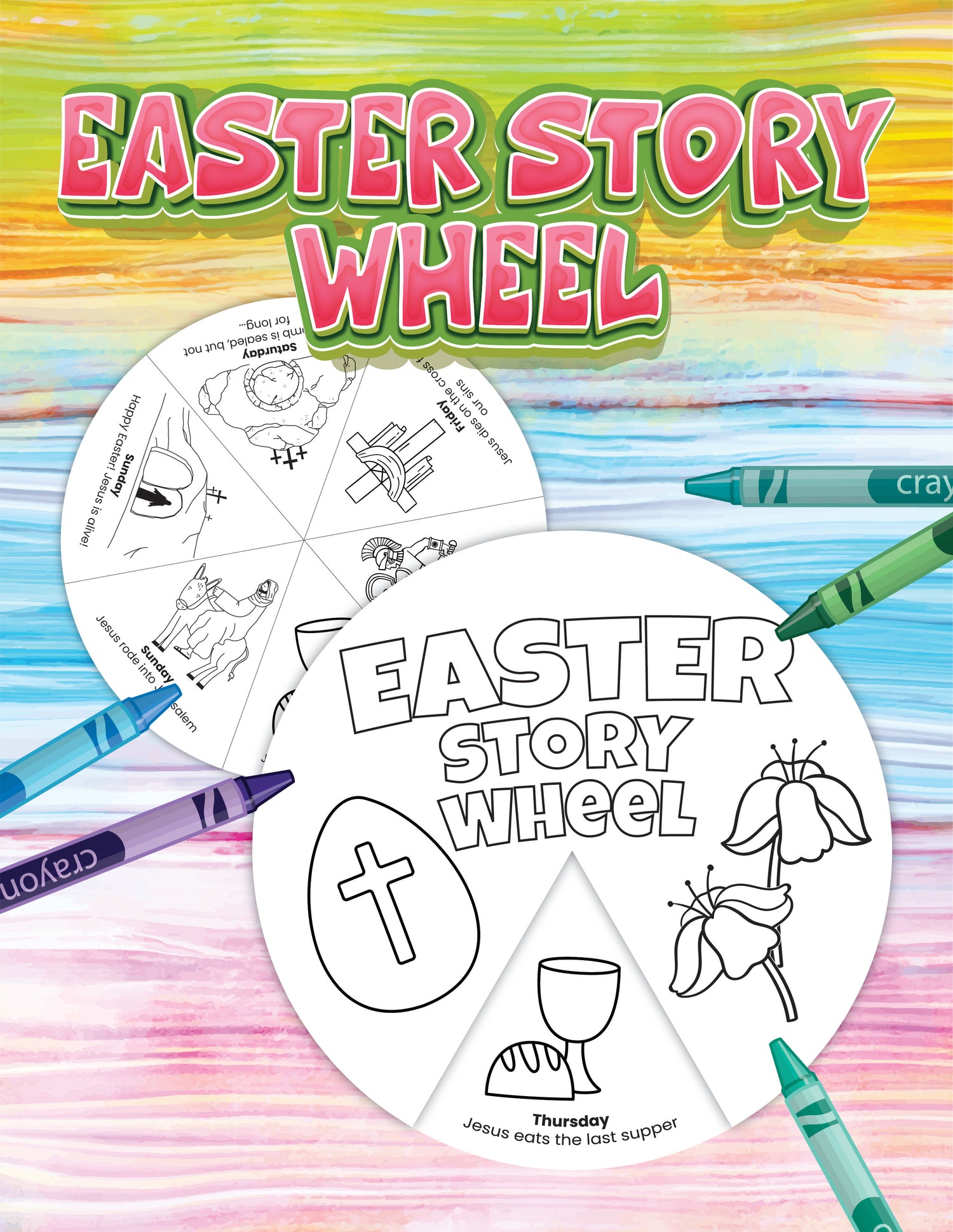 FREE Easter Story Wheel – Children's Ministry Deals