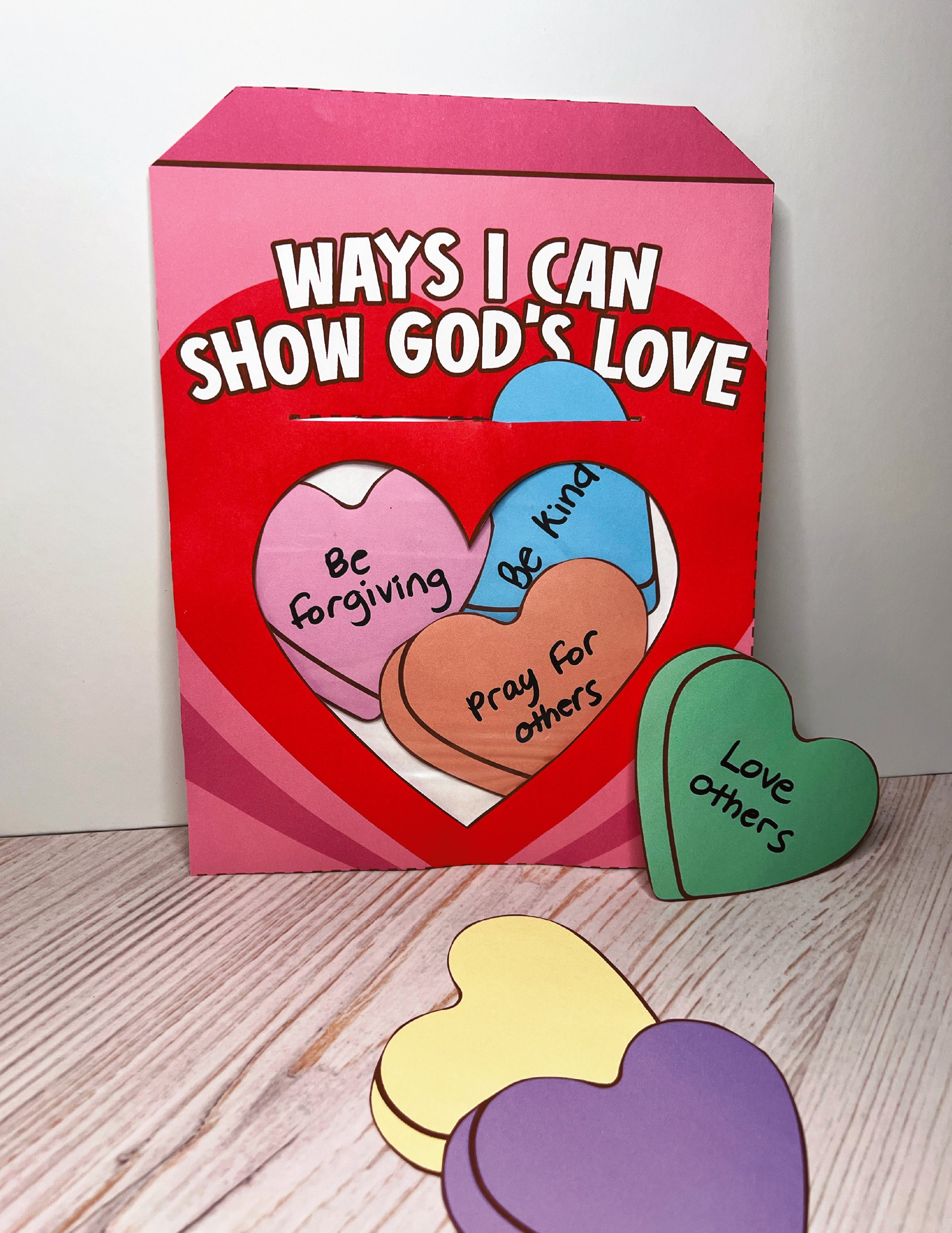 God's Love Candy Hearts Craft – Children's Ministry Deals