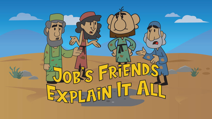 Job's Friends Explain It All - Job 3 Bible Story Video – Children's ...