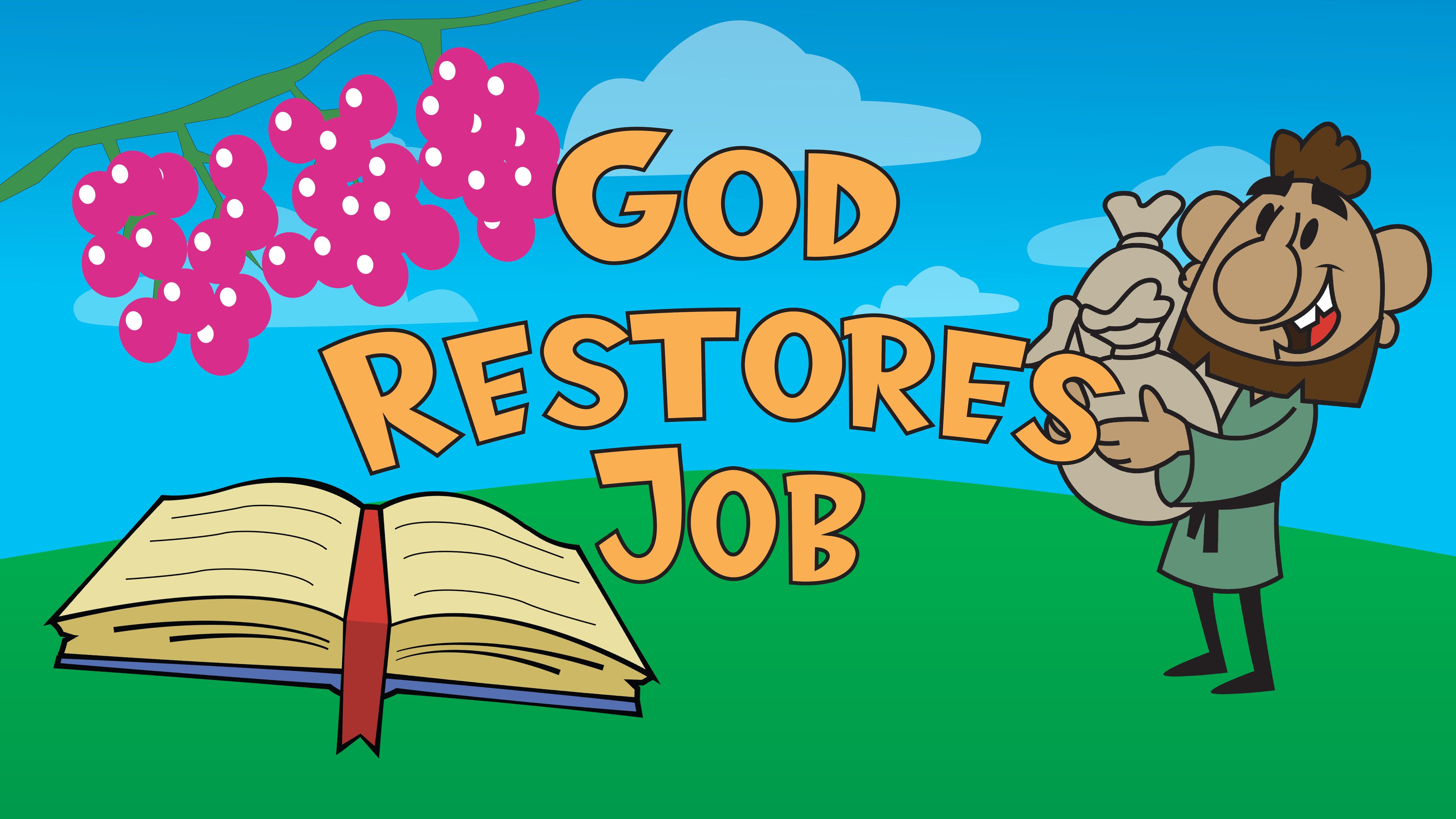 God Restores Job - Job 4 Bible Story Video – Children's Ministry Deals