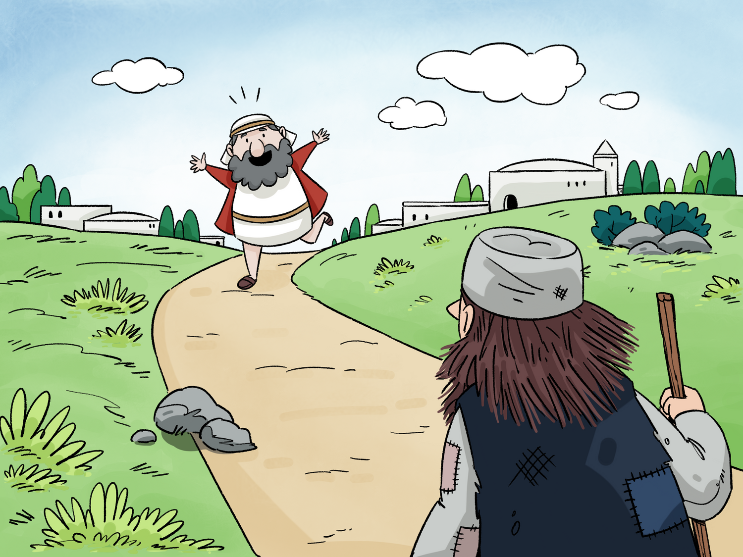 Prodigal Son Coloring Page – Children's Ministry Deals