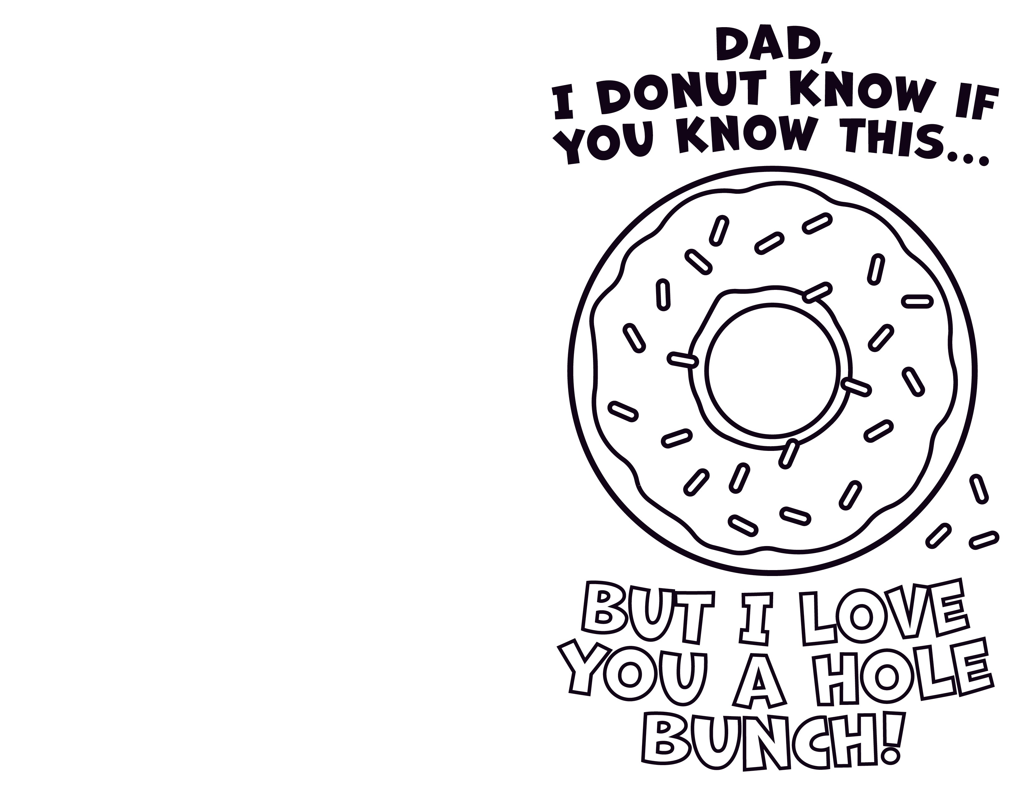 Father's Day Folding Punny Cards – Children's Ministry Deals