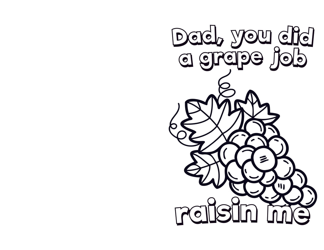 Father's Day Folding Punny Cards – Children's Ministry Deals