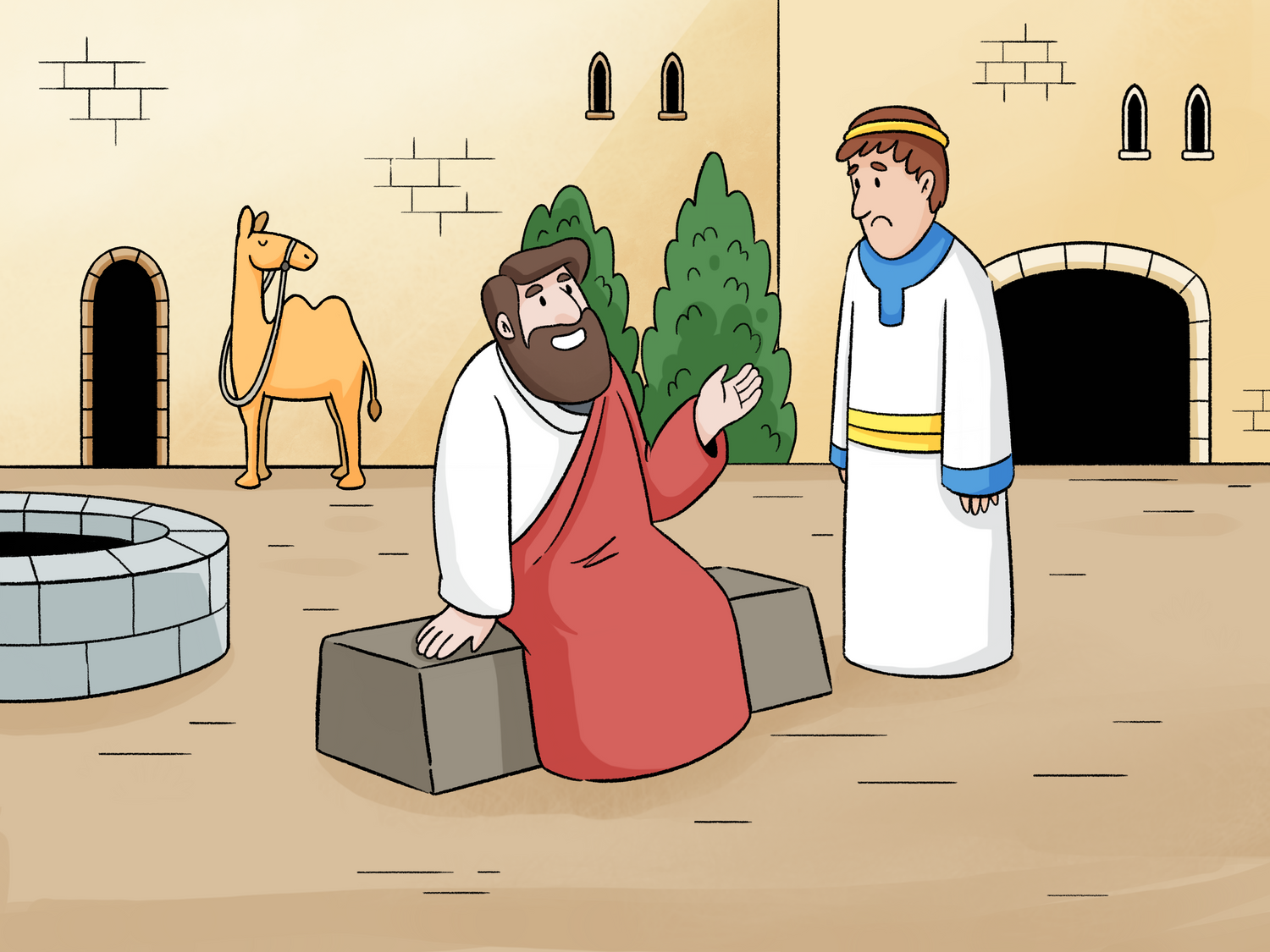 Rich Young Ruler Coloring Page – Children's Ministry Deals