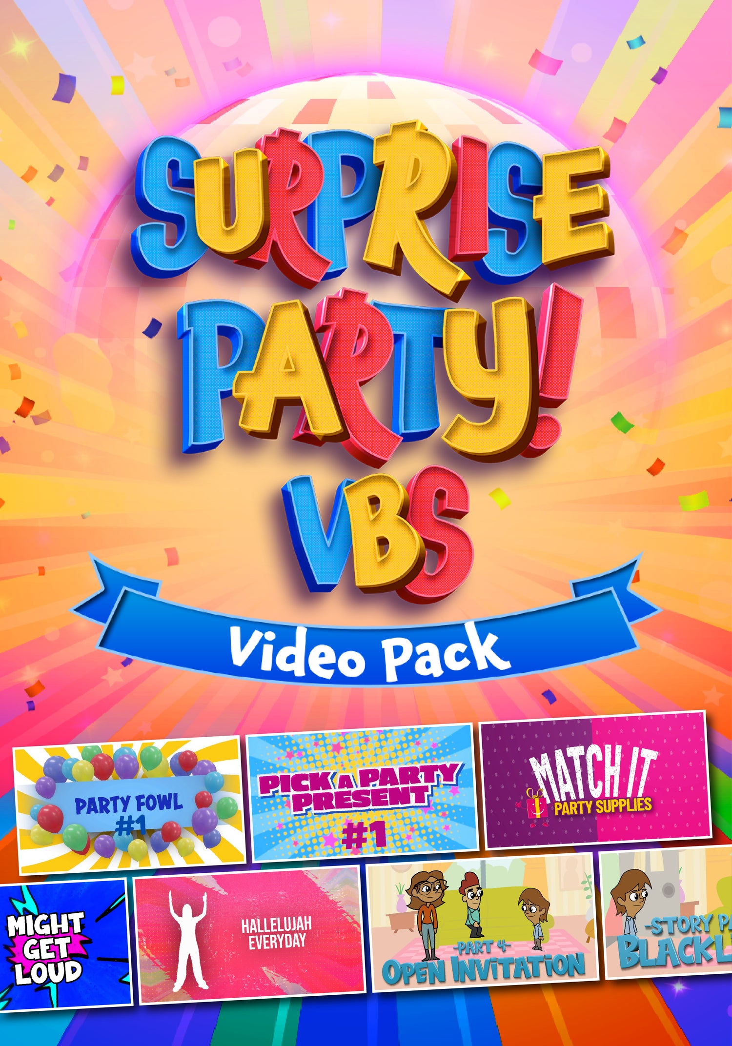 Surprise Party VBS Video Pack – Children's Ministry Deals