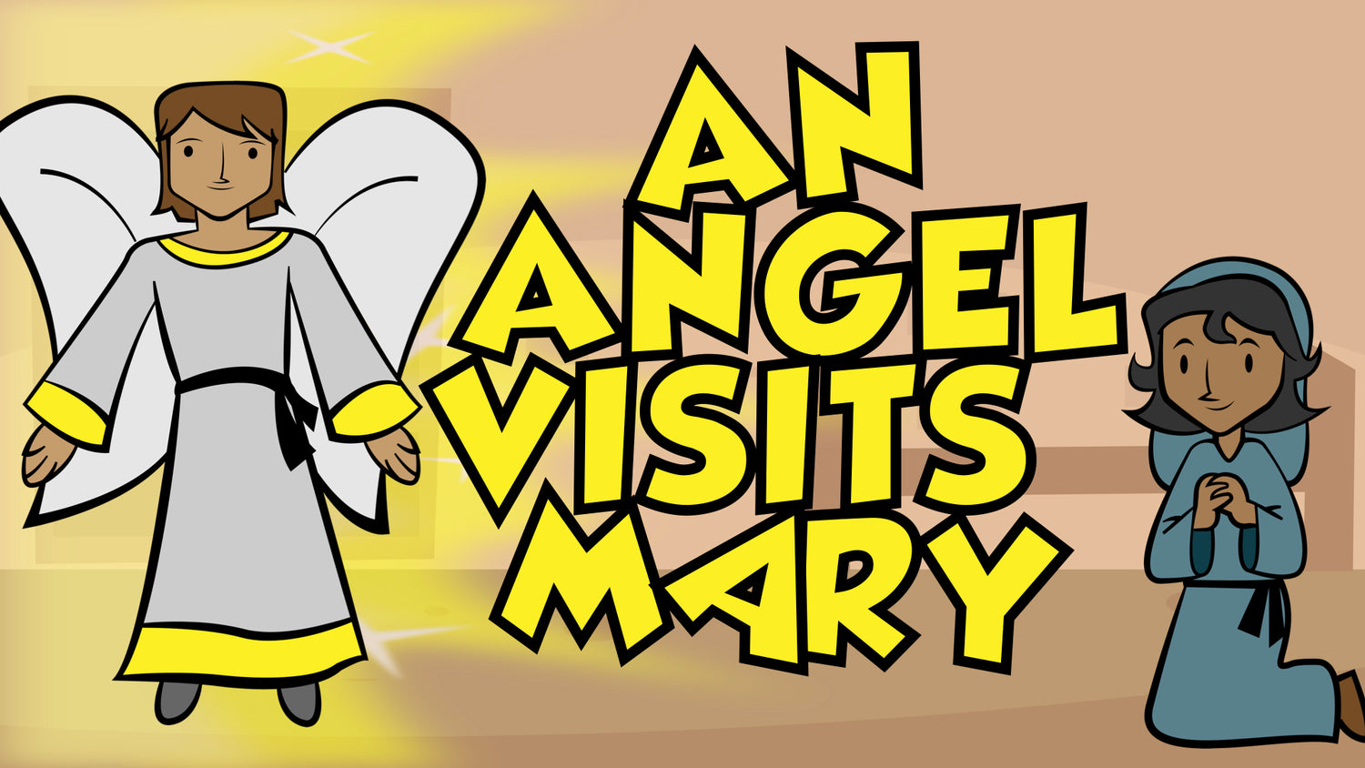 An Angel Visits Mary - Christmas Bible Story Video – Children's ...