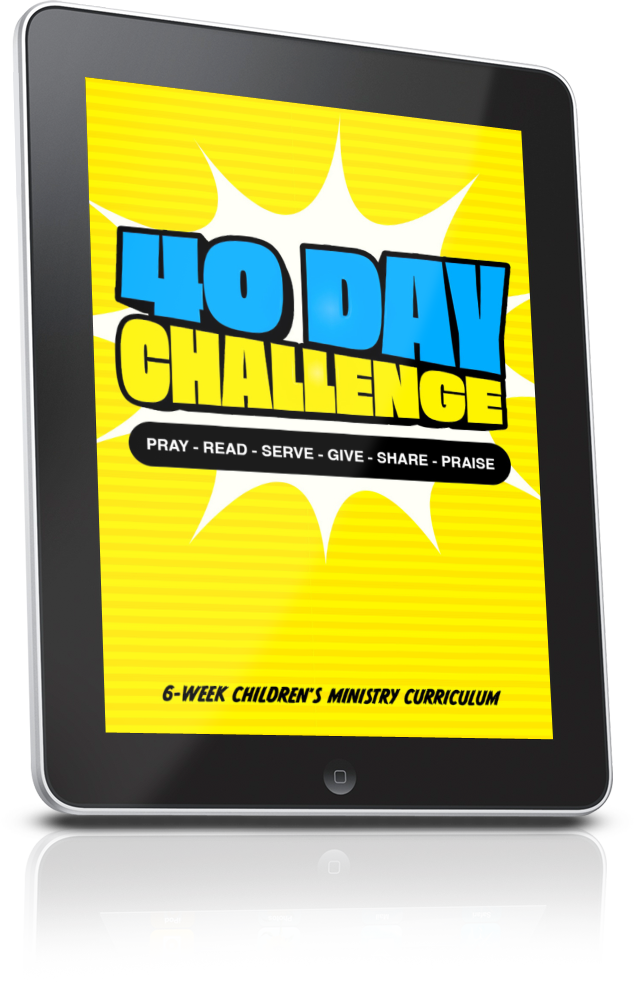 FREE 40-Day Challenge Sunday School Lesson – Children's Ministry Deals