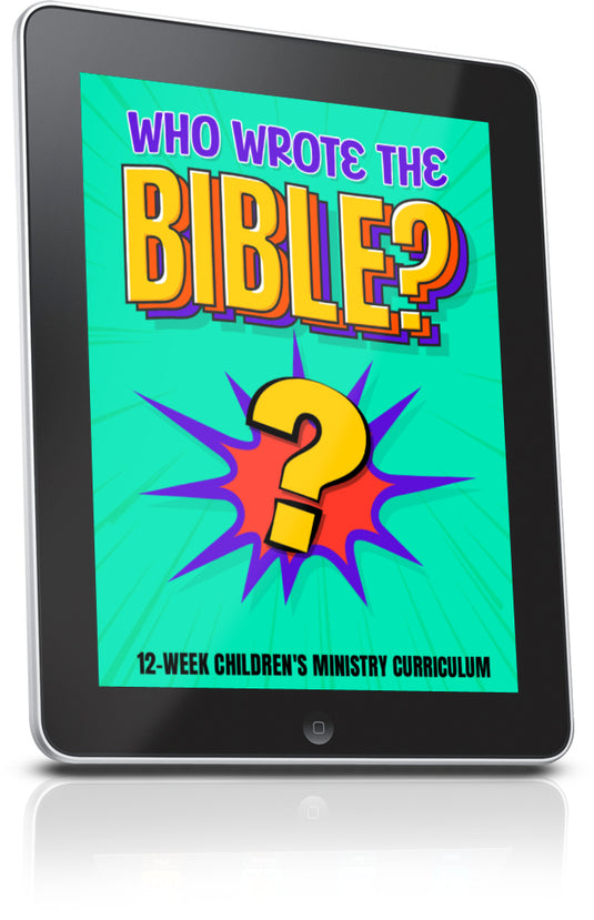 FREE Who Wrote The Bible? Sunday School Lesson – Children's Ministry Deals