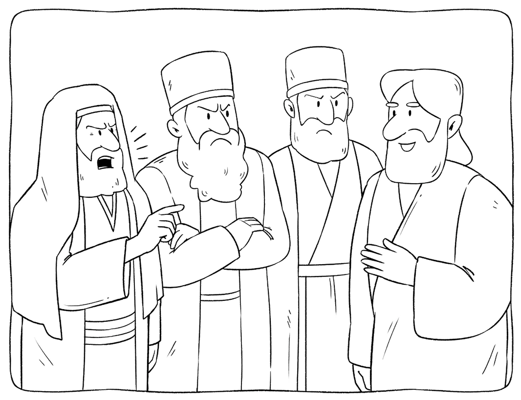 Jesus Is Criticized Coloring Page – Children's Ministry Deals