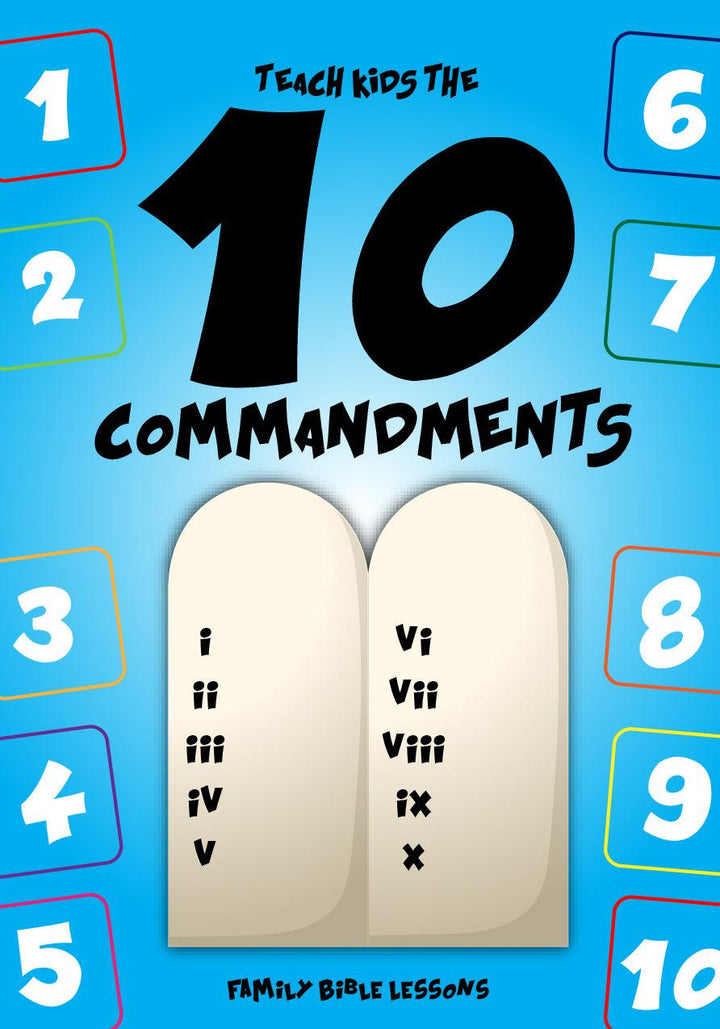 Ten Commandments Sunday School Lessons – Children's Ministry Deals