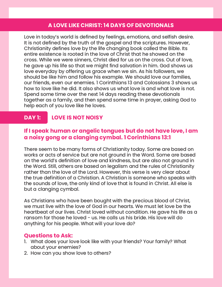 14 Valentine's Day Devotionals For Kids & Families – Children's ...