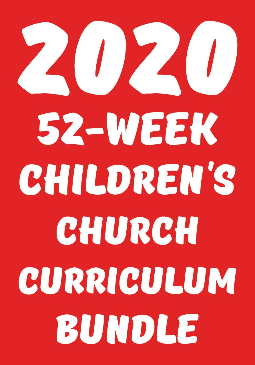 2020 52-Week Kids Church Curriculum Bundle – Children's Ministry Deals