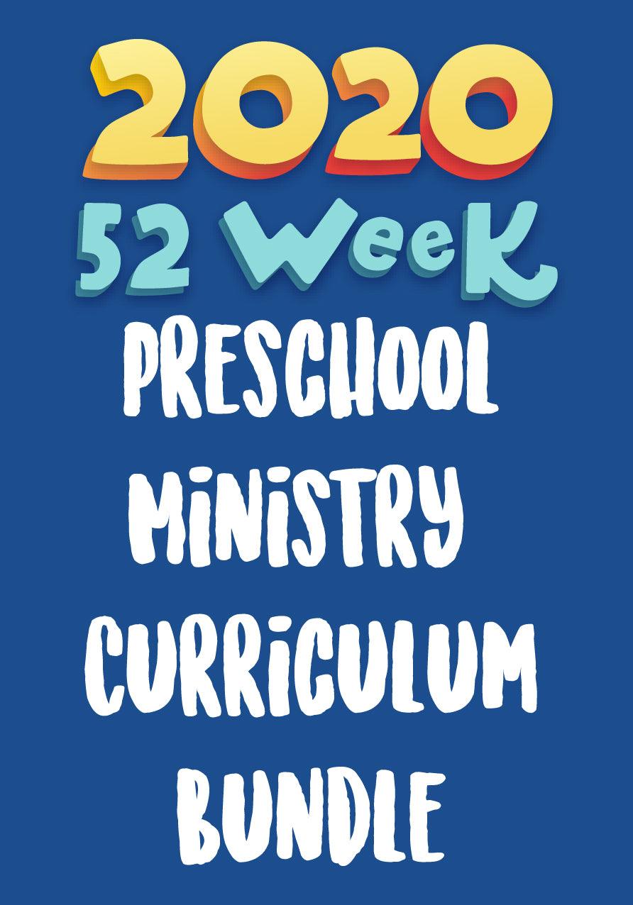 2020 52-Week Preschool Ministry Curriculum Bundle – Children's Ministry ...