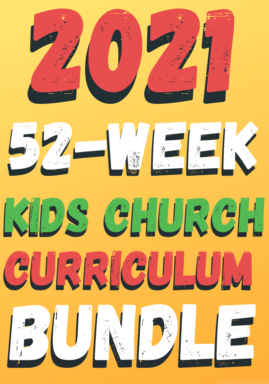 2021 52-Week Kids Church Curriculum Bundle + CHRISTMAS BONUS