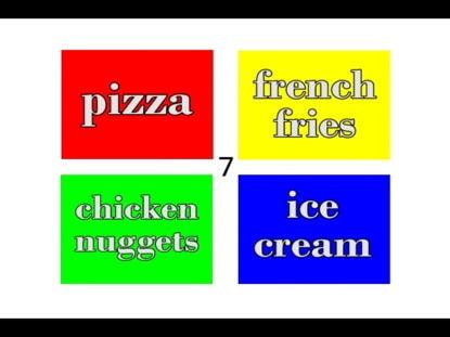 4 Corners Game Video for Kids Church: Food
