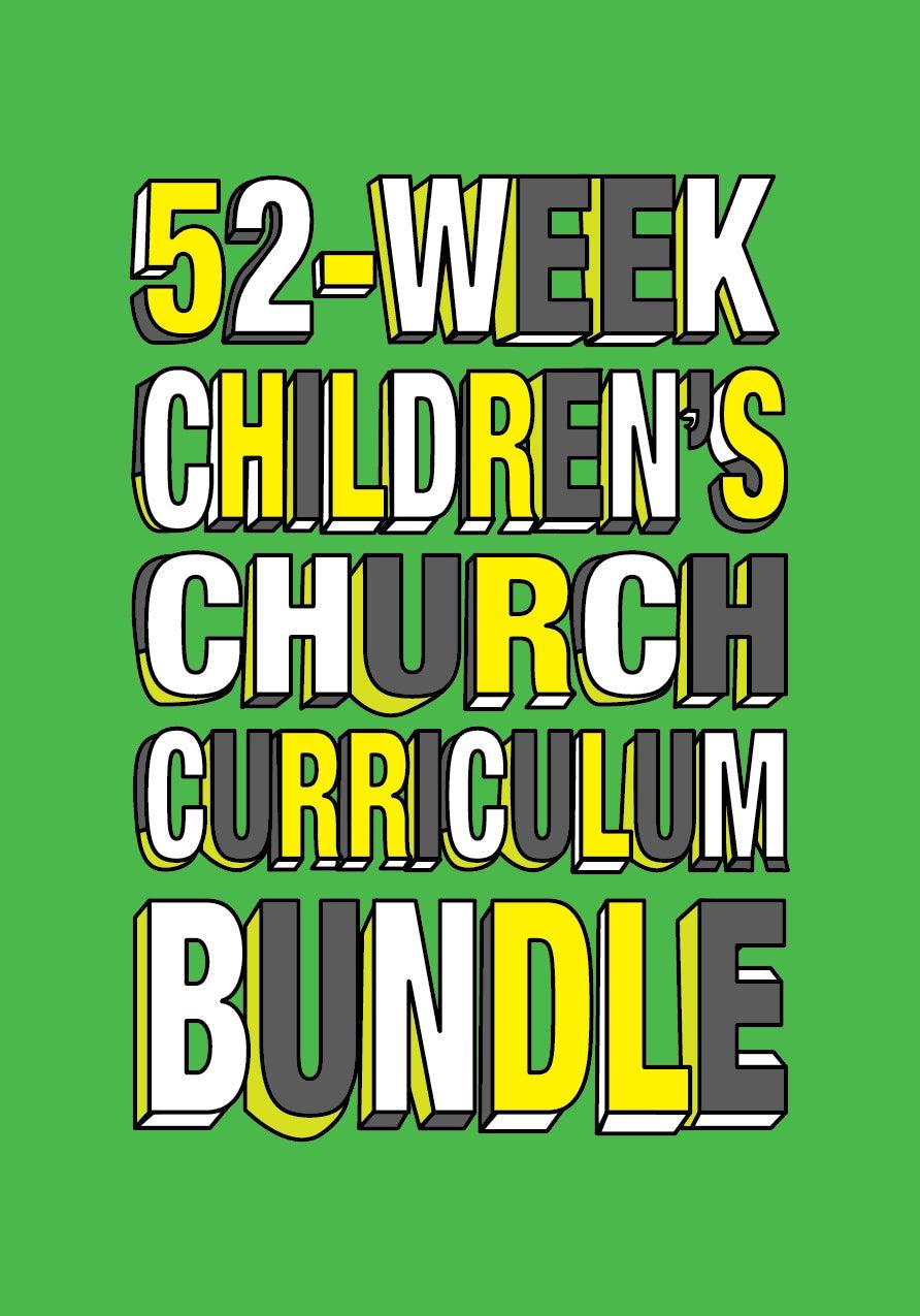 52-Week Children's Church Curriculum Bundle – Children's Ministry Deals