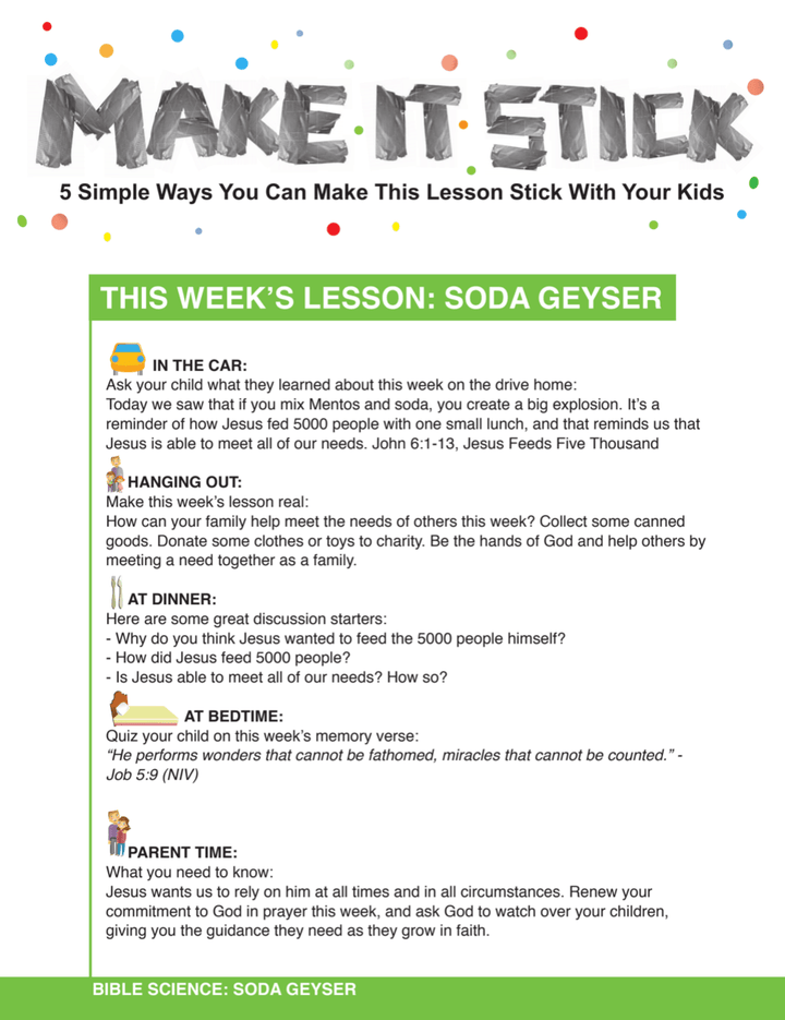 Bible Science Children's Church Curriculum – Children's Ministry Deals