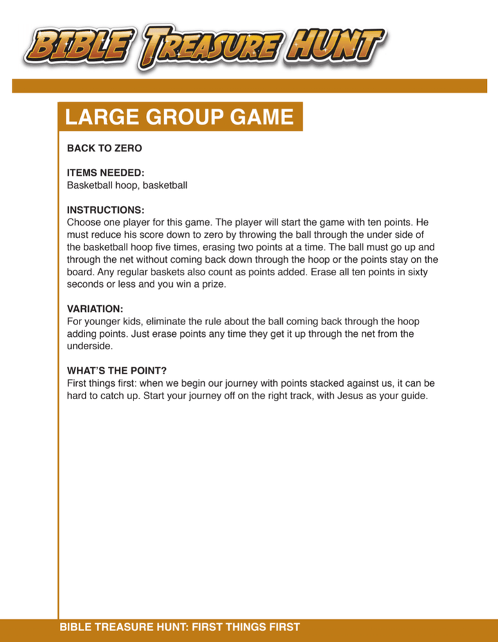 Bible Treasure Hunt Children's Church Curriculum – Children's Ministry ...