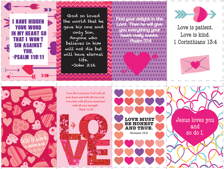 Valentines Bible Verse Cards - FREE - – Children's Ministry Deals