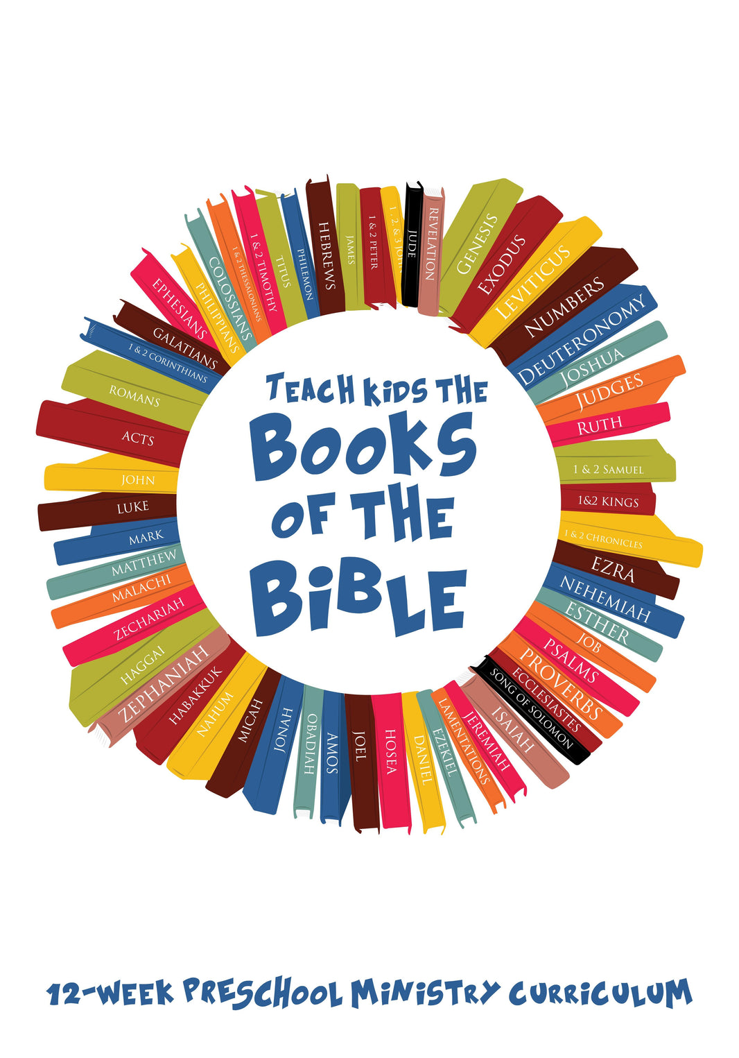 Books of the Bible 12-Week Preschool Ministry Curriculum – Children's ...