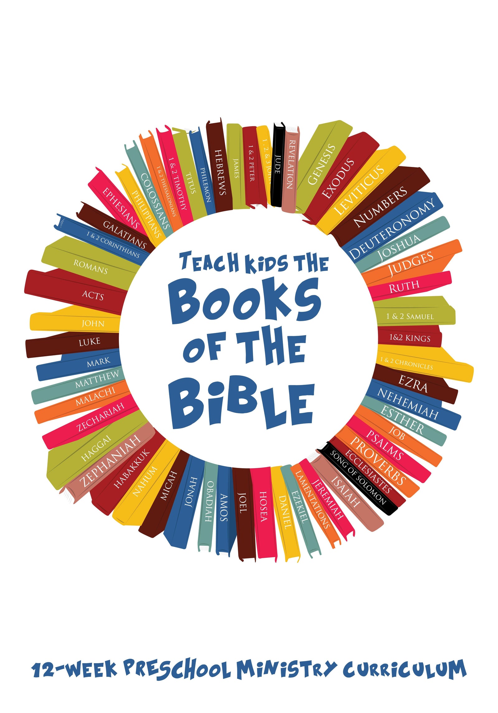 Books of the Bible 12-Week Preschool Ministry Curriculum