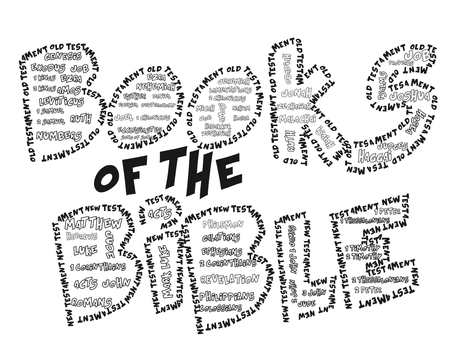 Books Of The Bible Word Picture – Children's Ministry Deals