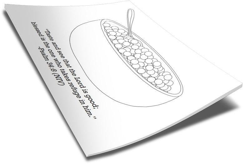 Cereal Bowl Coloring Page