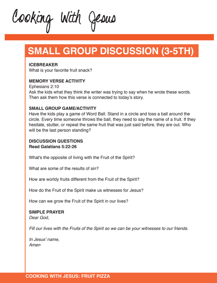 Cooking With Jesus Children's Church Curriculum – Children's Ministry Deals